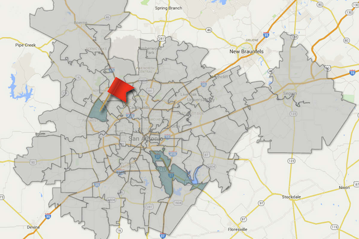 Map: San Antonio ZIP codes with the most companies