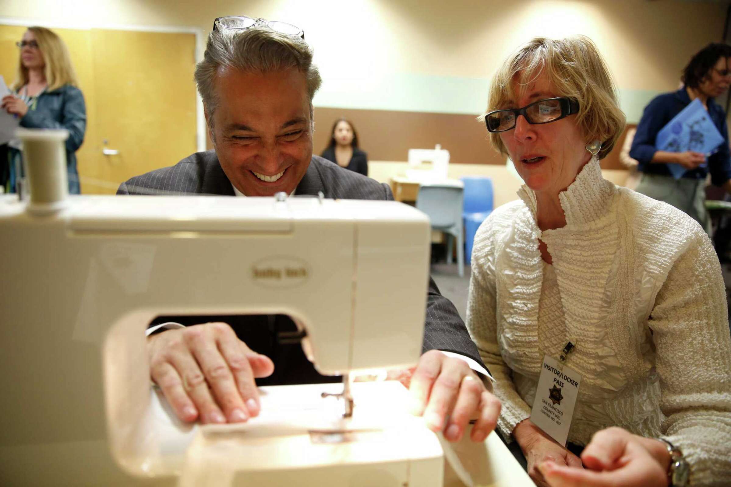 Female inmates in S.F. sewing a way out