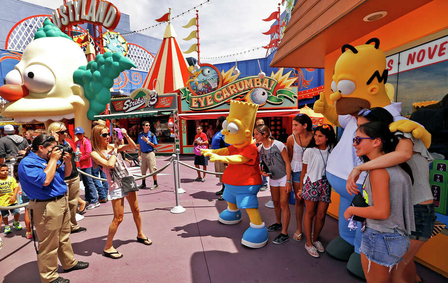 Springfield, home of 'The Simpsons,’ opens at Universal - SFGate