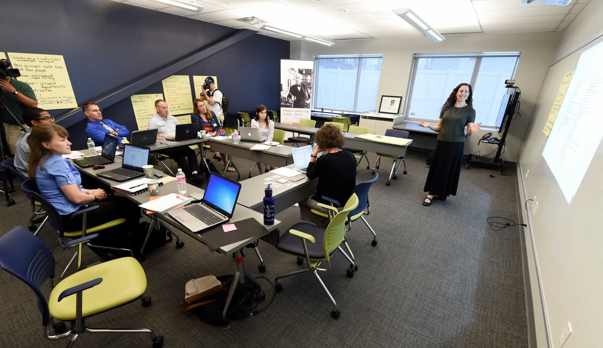 Photos: GE lab at Tech Valley High