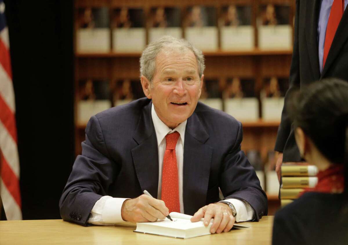 Houston fans turn out for George W. Bush book signing