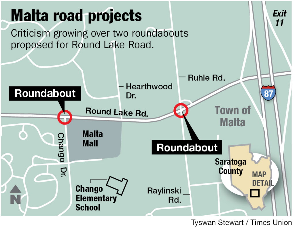 Construction starting soon on Malta roundabouts