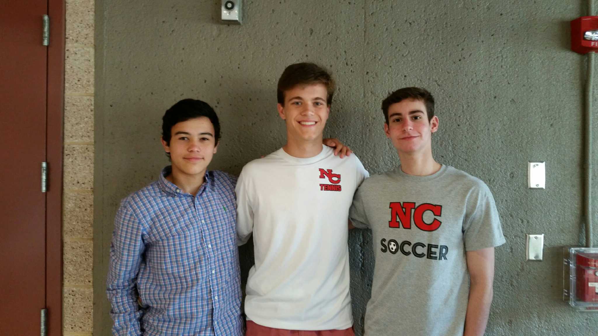 Three NCHS students earn math honors