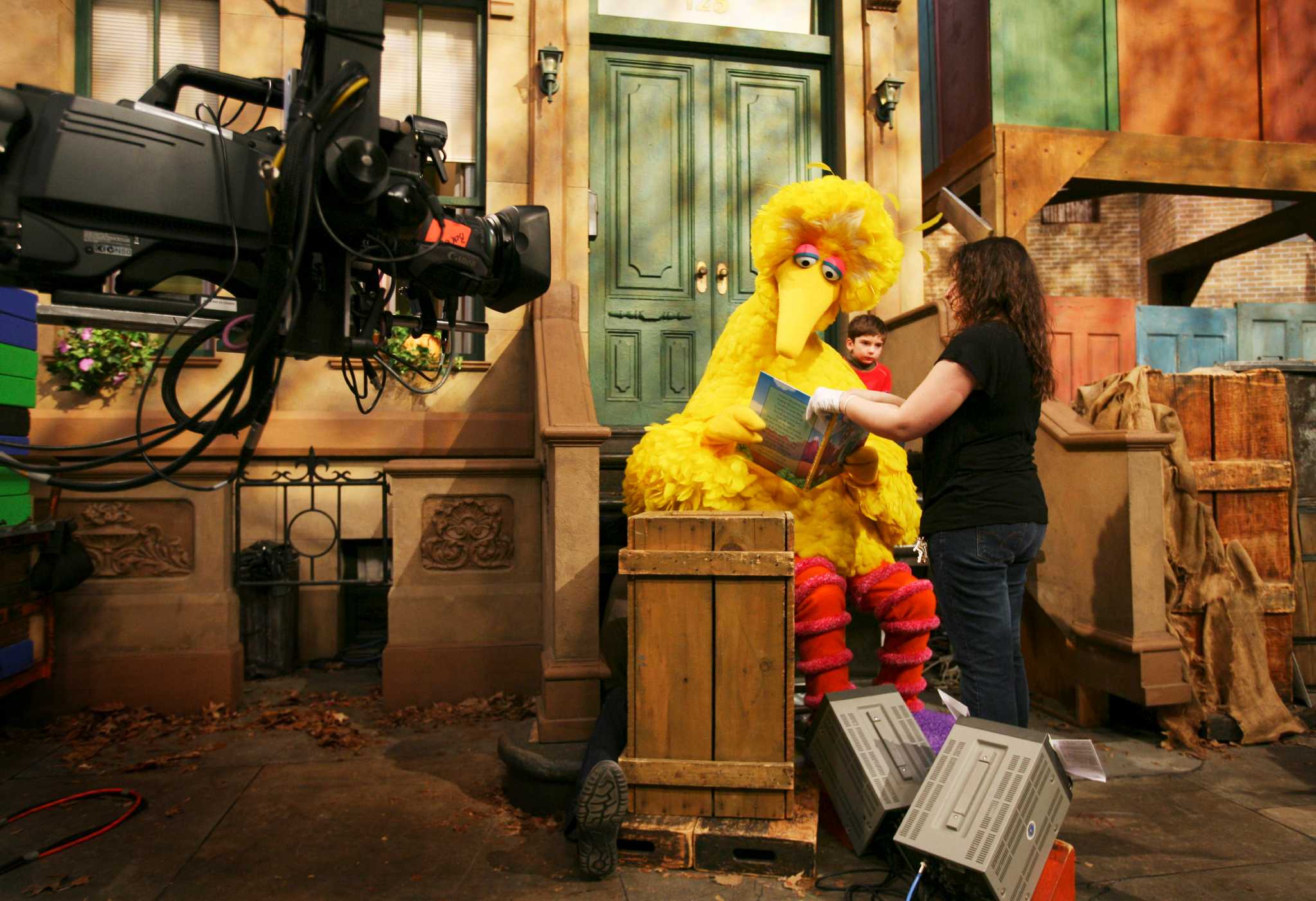 Who was the man behind Big Bird’s beak?