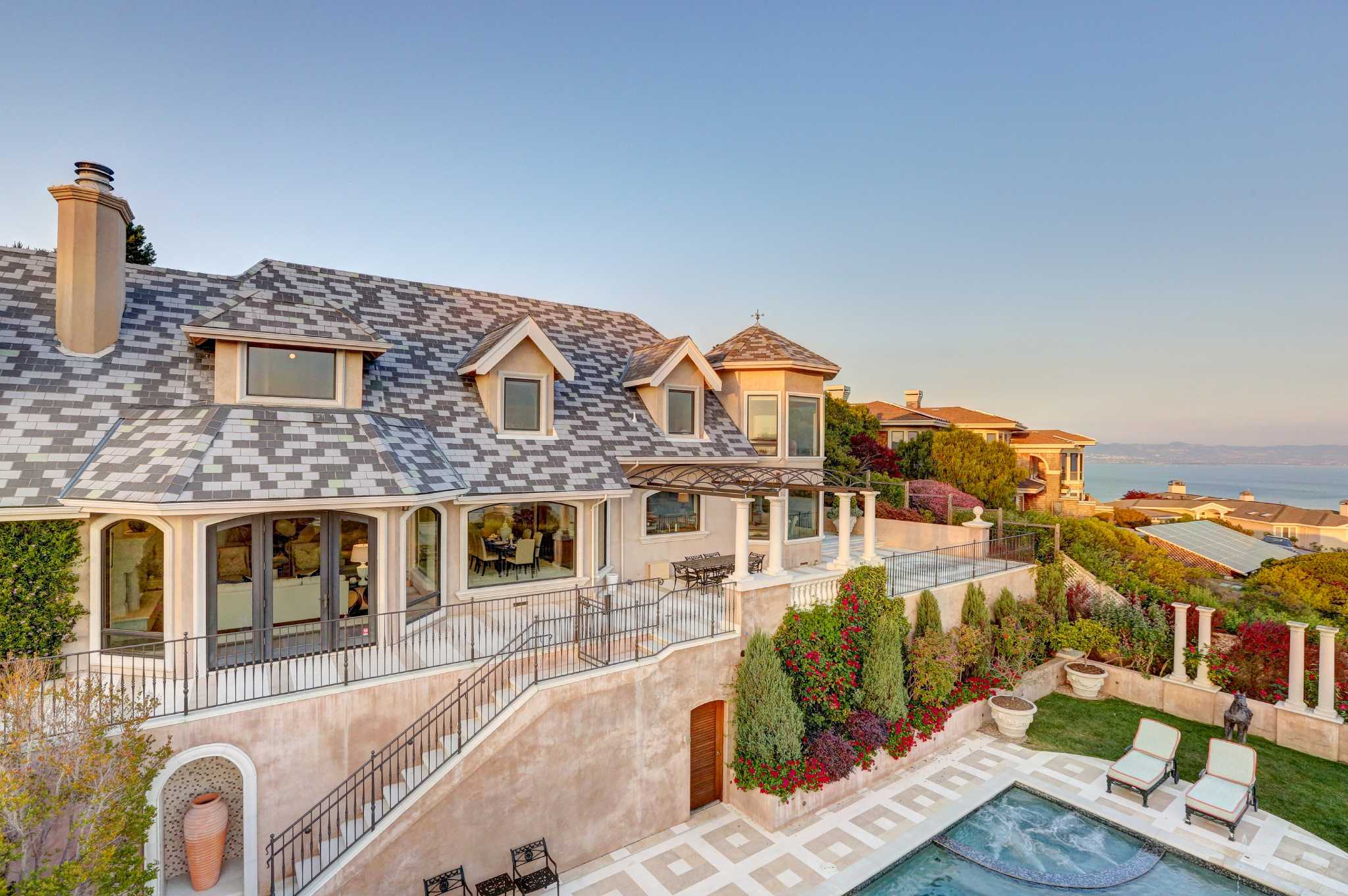 Landmark vistas, welcoming spaces at Tiburon estate