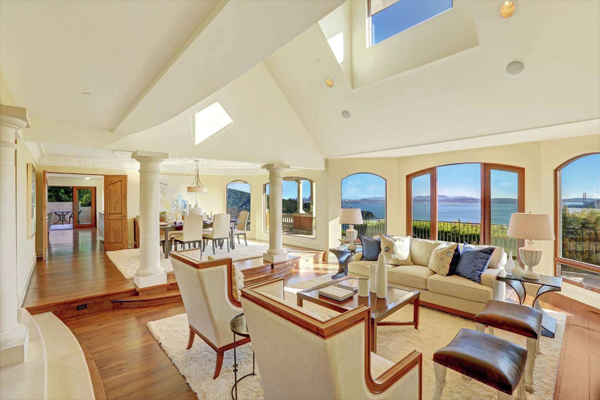 Landmark vistas, welcoming spaces at Tiburon estate