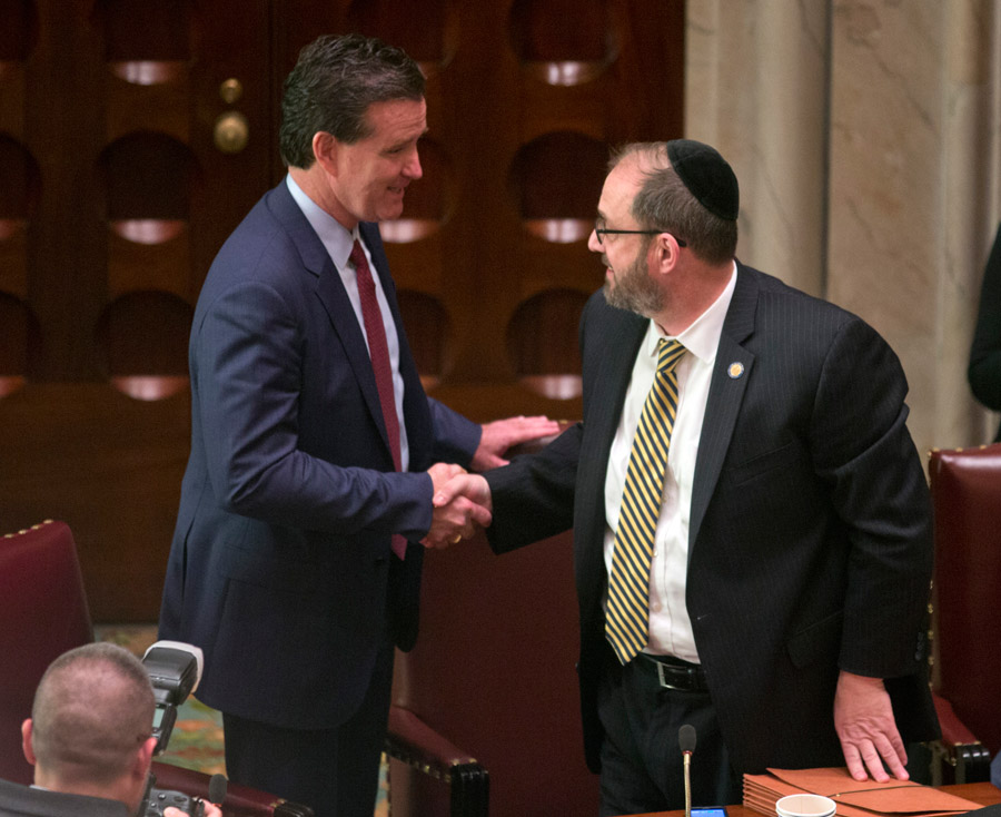 Sen. Simcha Felder, explained