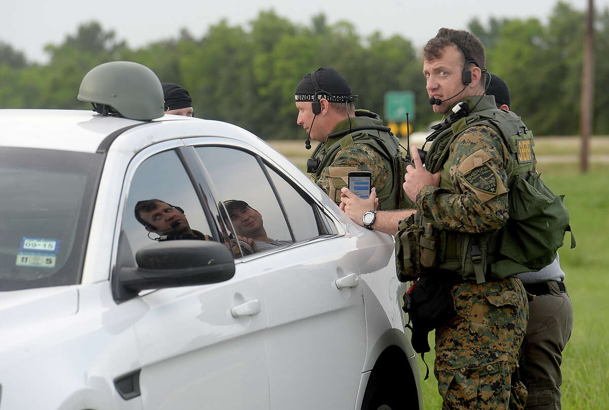 Jefferson County Sheriff Office's SWAT team trains for action.