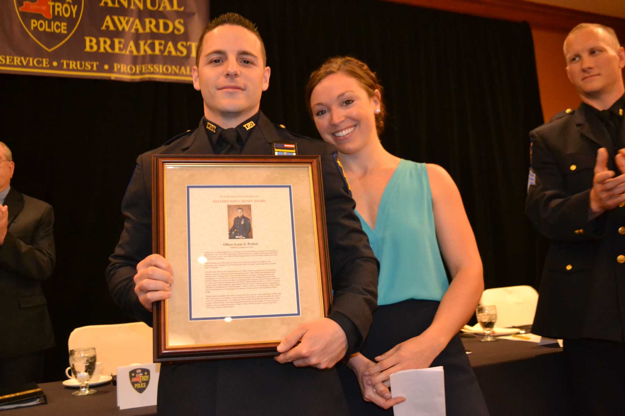 Troy selects Perfetti as its officer of the year