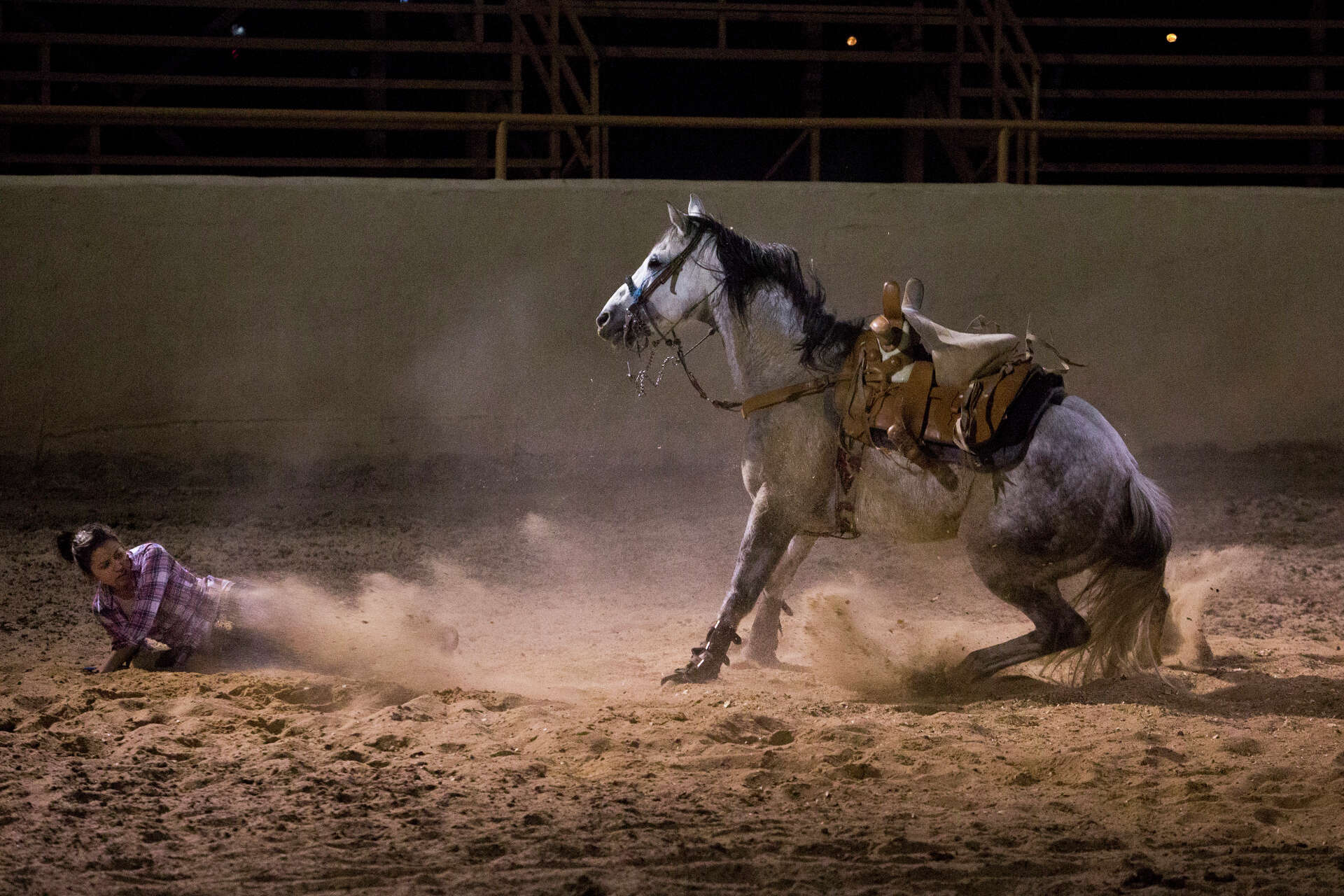 Rough riders in fancy dresses