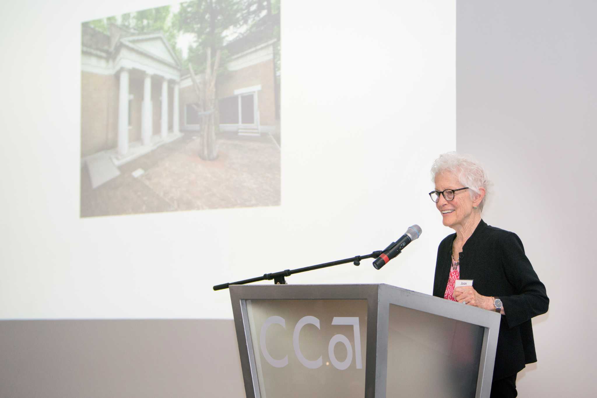 CCA honoree Joan Jonas talks about art to artists