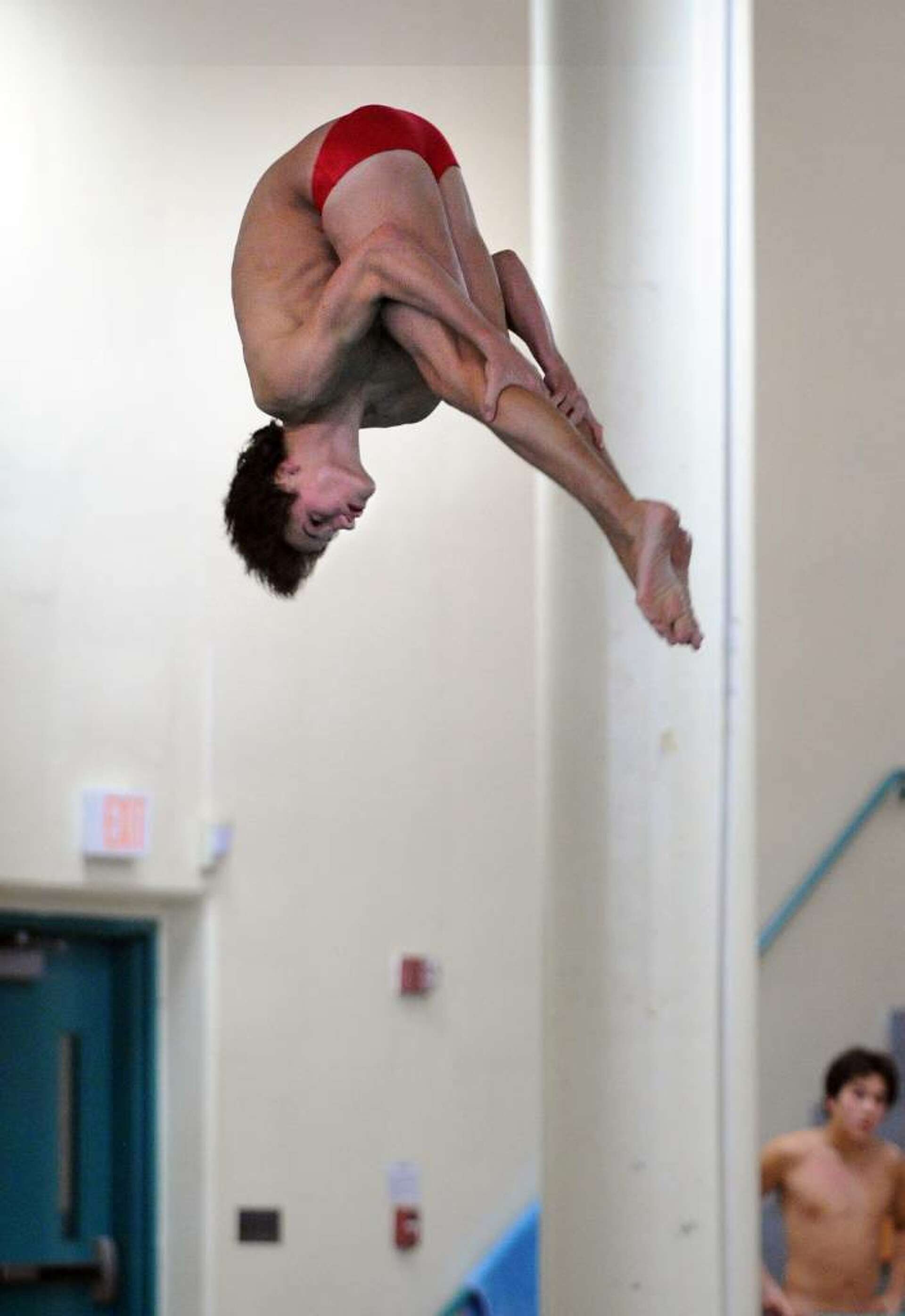 Greenwich diver dominates Class LL event