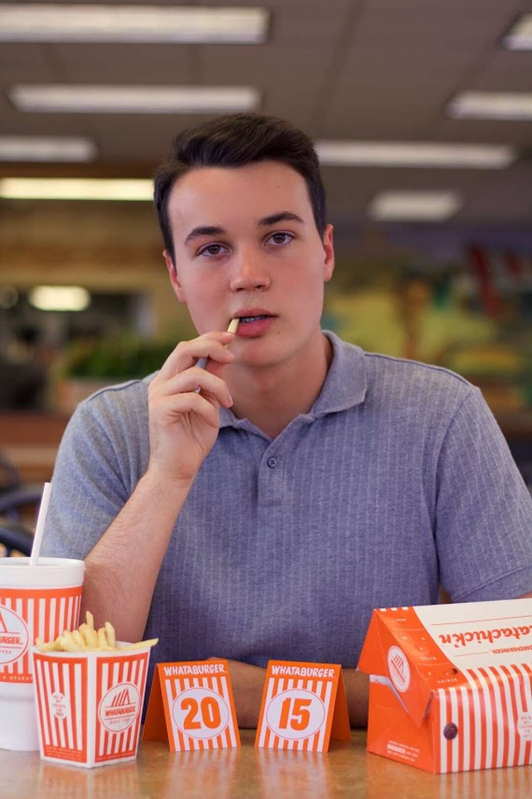 What a photo: Texas high school student takes Whataburger-themed senior ...