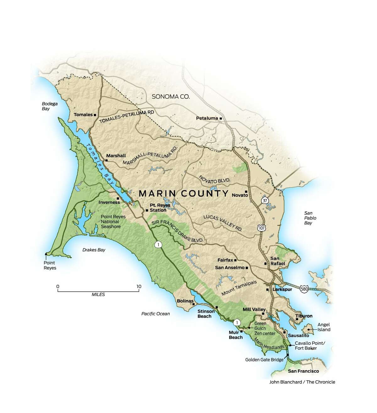 Marin County: another world just a few miles away