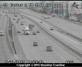Pedestrian dies on Eastex Freeway