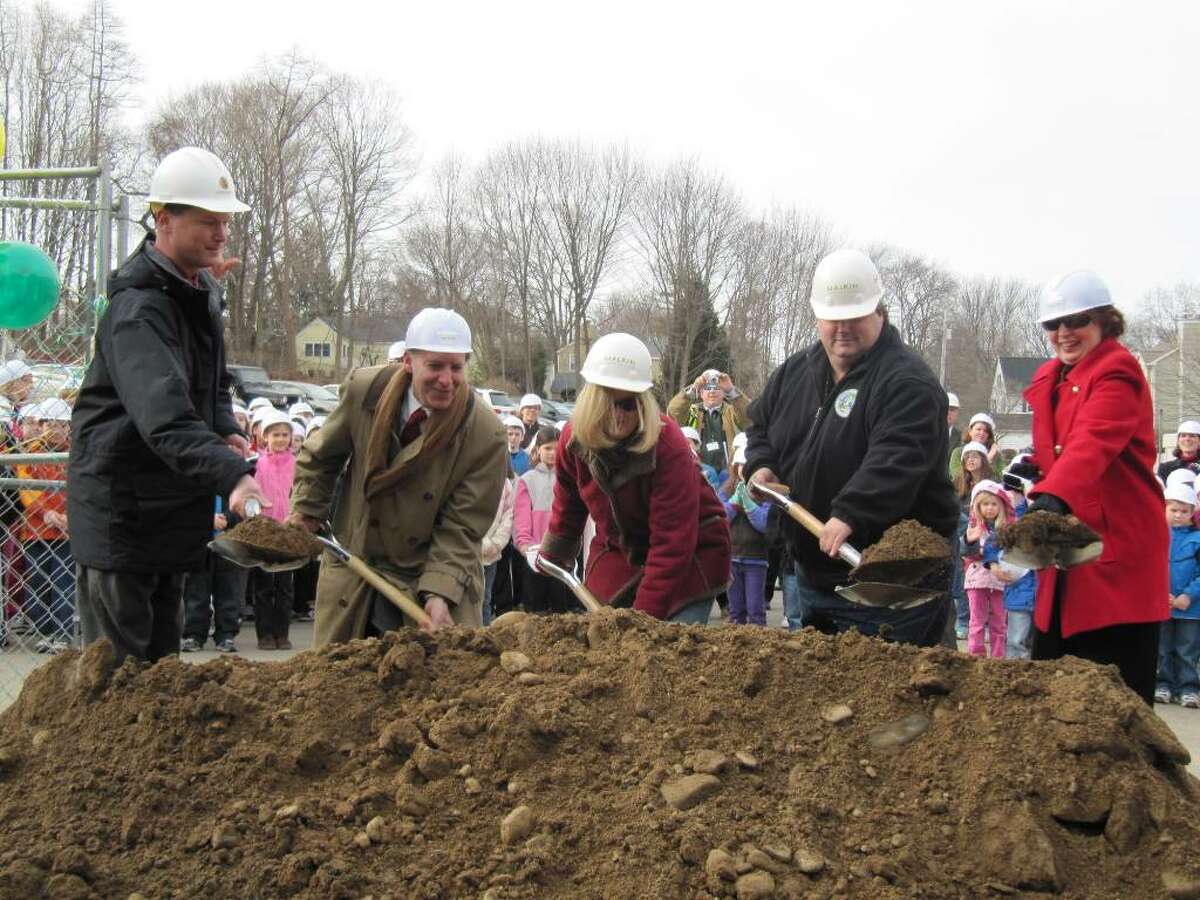 Smiles abound at Stratfield School groundbreaking ceremony