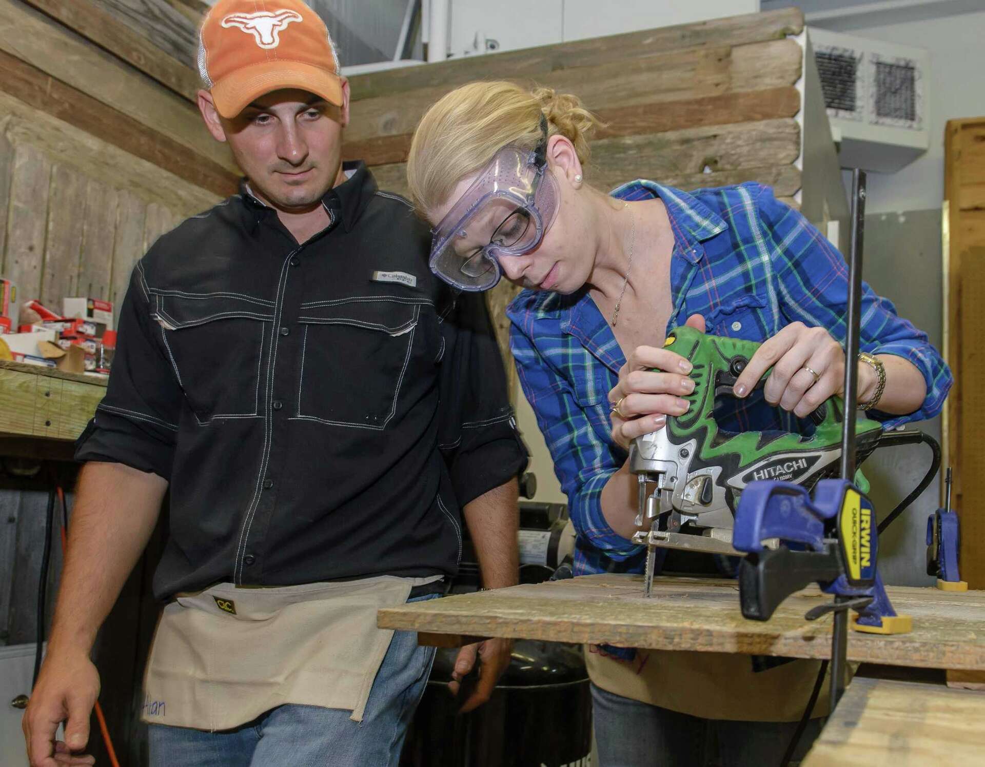 New date night with a side of sawing