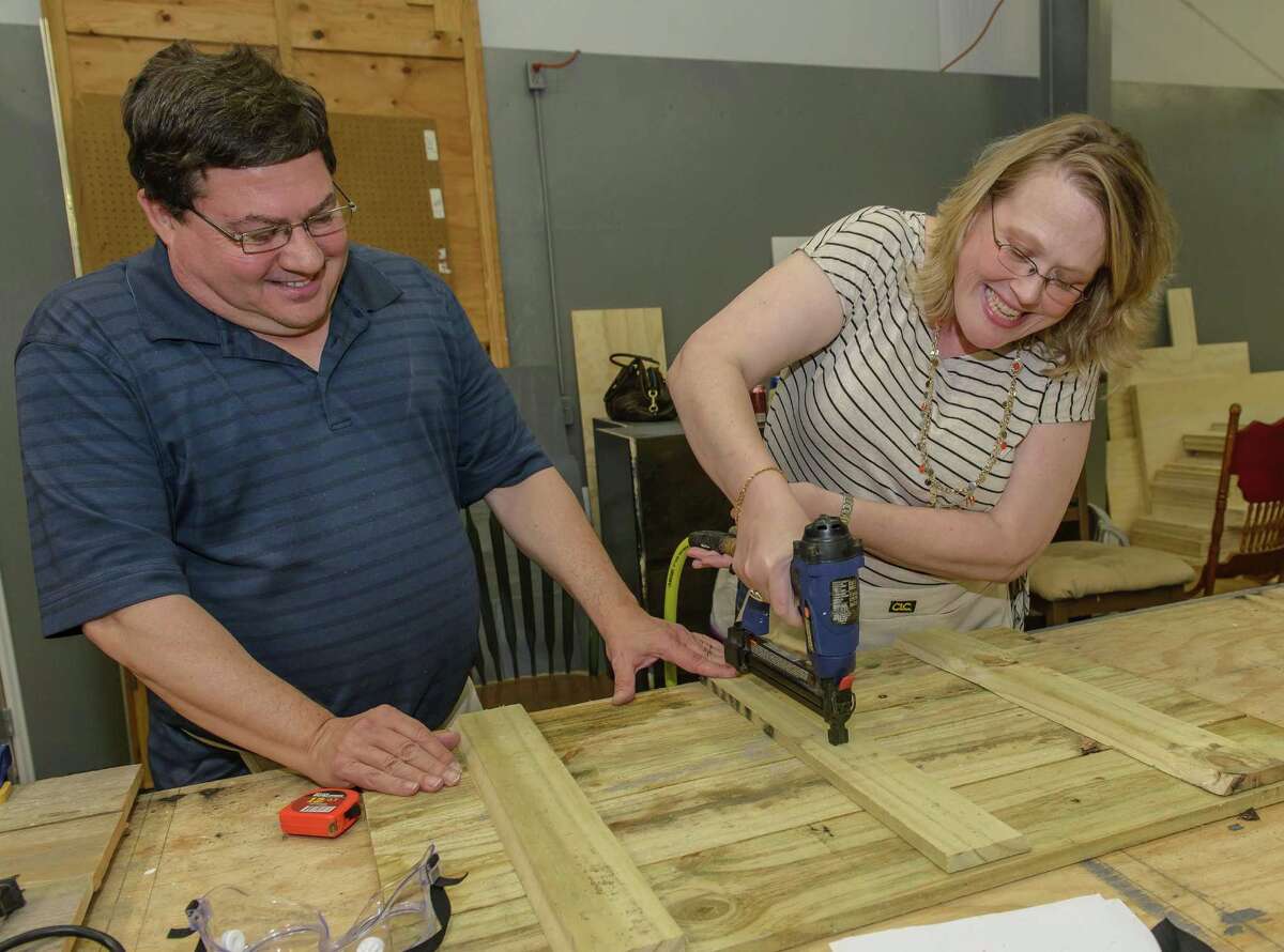 New date night with a side of sawing