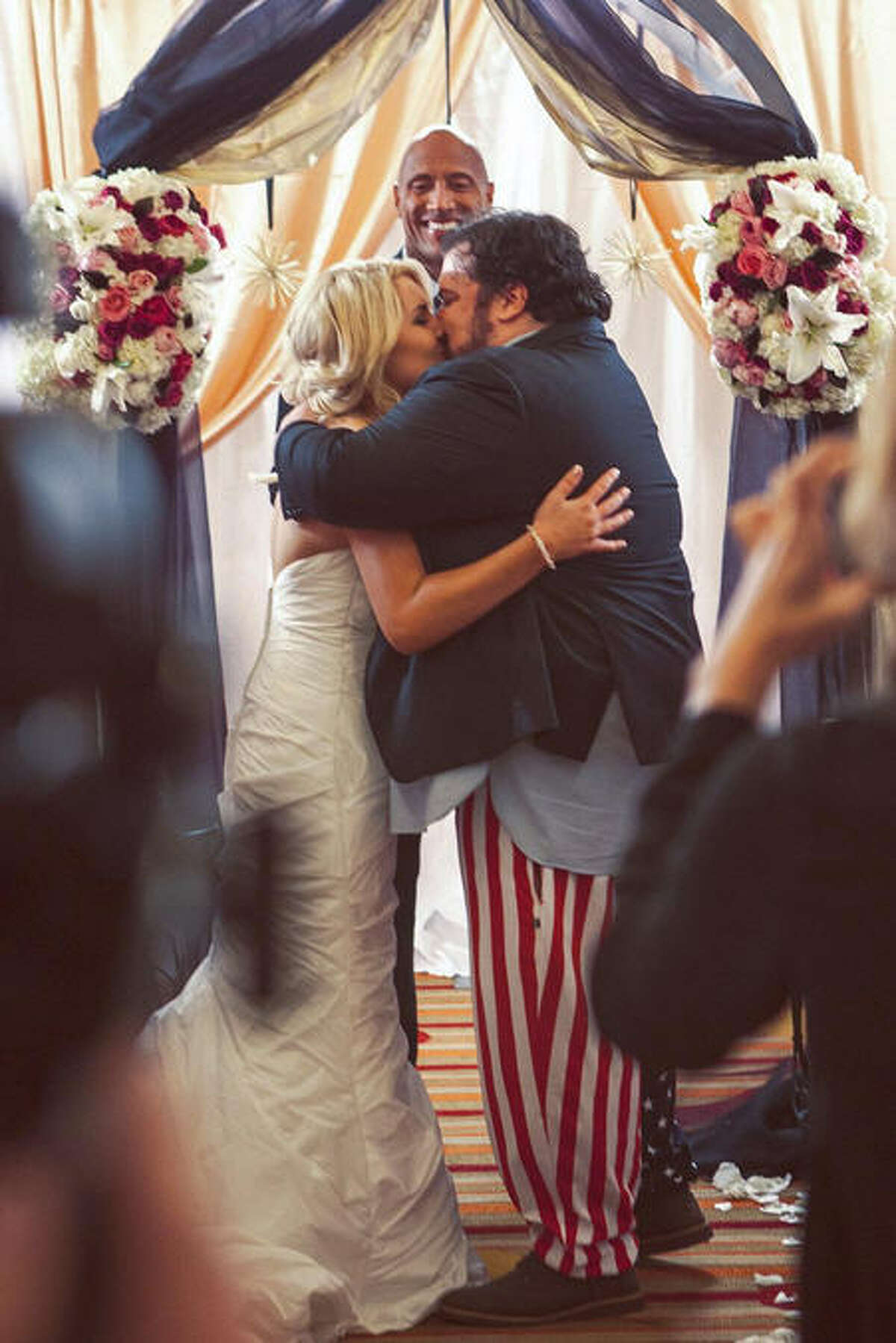 Dwayne 'The Rock' Johnson officiates wedding of Houston comedian Nick ...