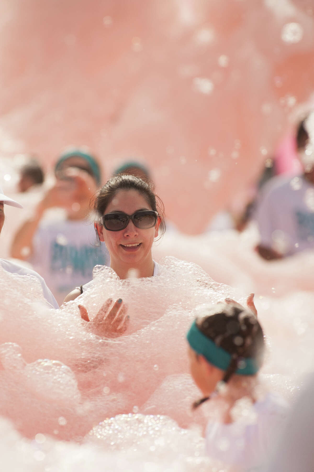 The Bubble Run 5K cooled off local runners