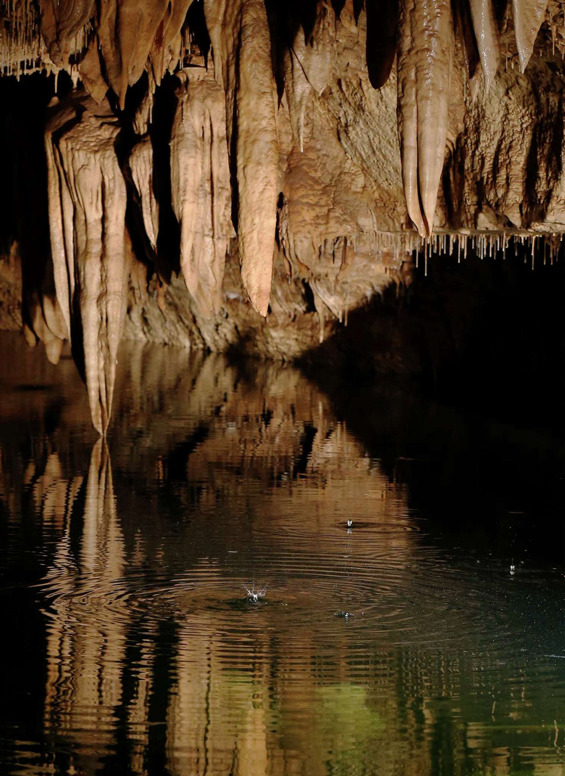 Caverns bestow underground view of rising water
