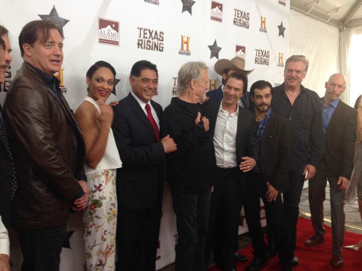 Stars are big and bright at “Texas Rising” premiere