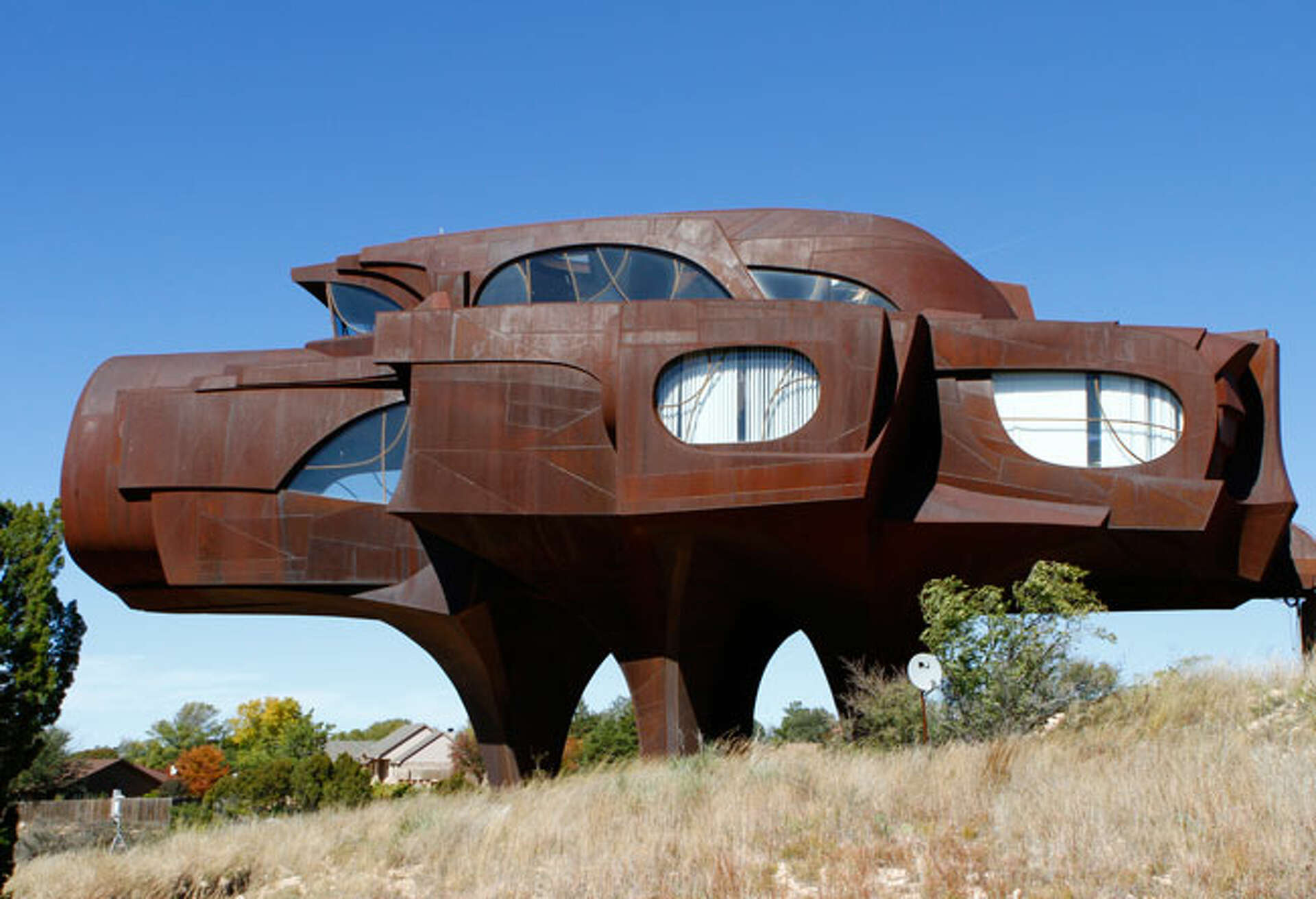 A look inside sculptor Robert Bruno's legendary 'Steel House' in Texas