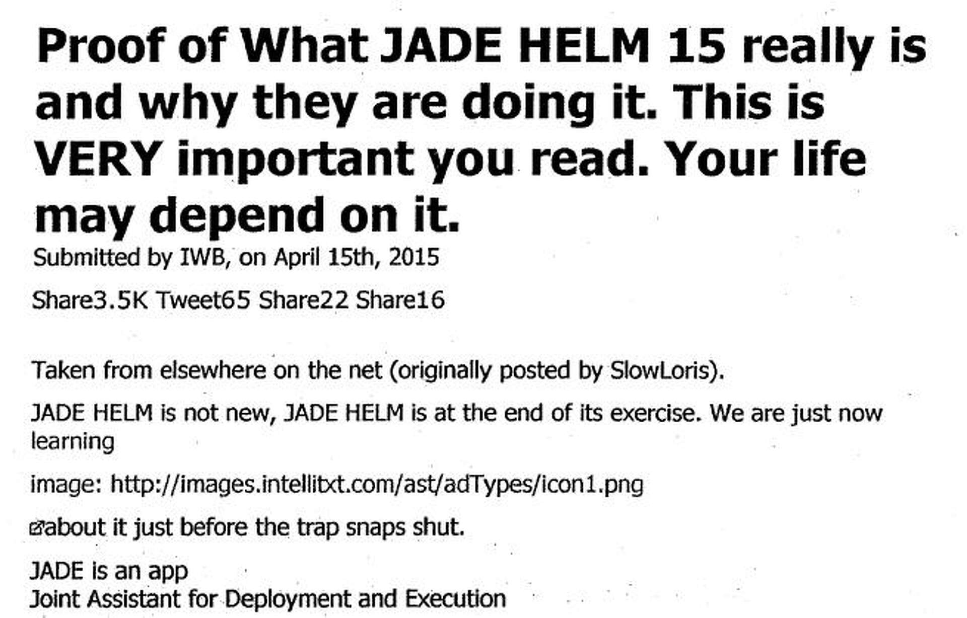 Media will not be allowed to witness Jade Helm