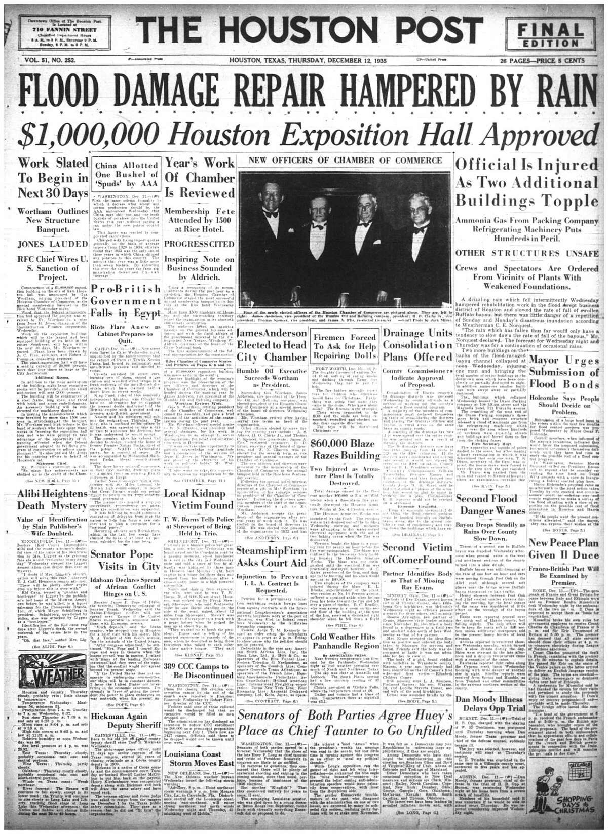 Houstons Devastating Flood Of 1935
