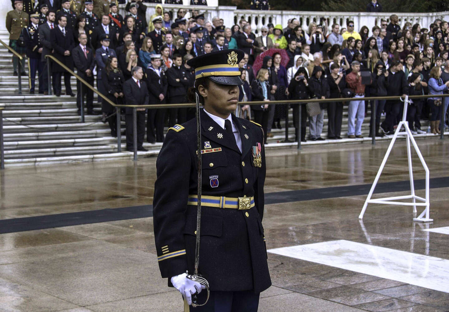 A female soldier from Arbor Hill takes historic Army command