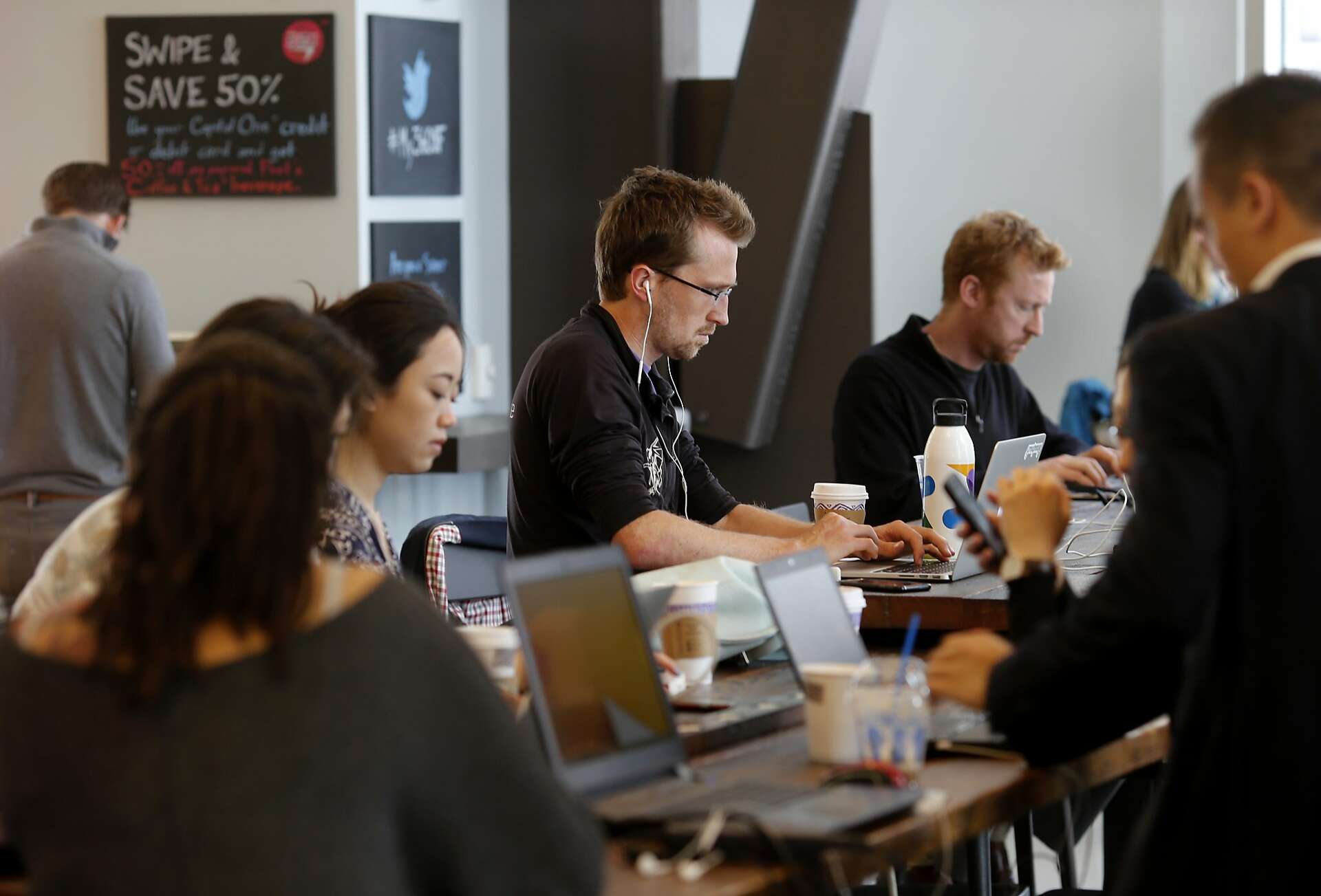 Bank meets coffeehouse at Capital One in S.F. Financial District