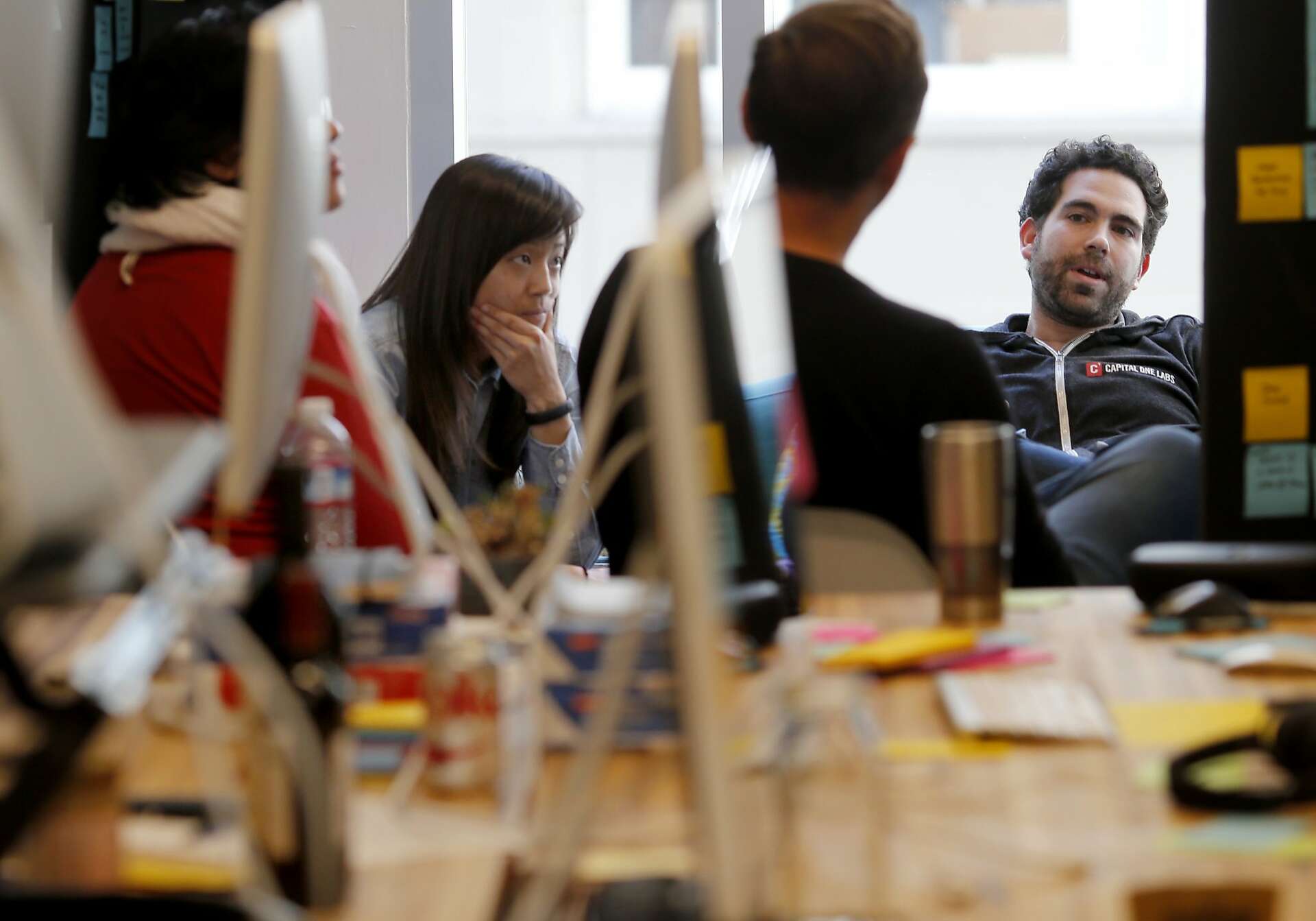Bank meets coffeehouse at Capital One in S.F. Financial District