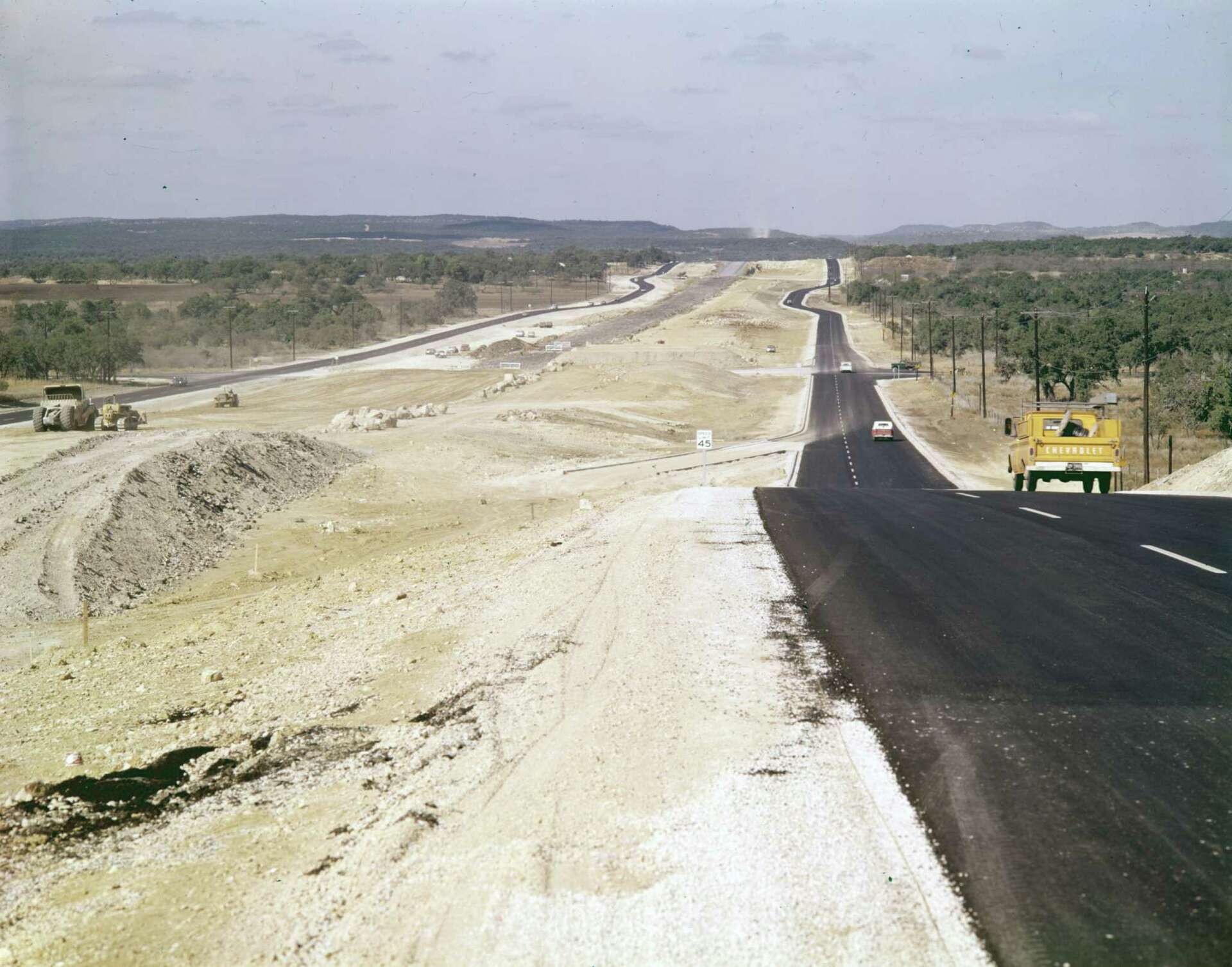 First stretch of fast lanes marked freeway age