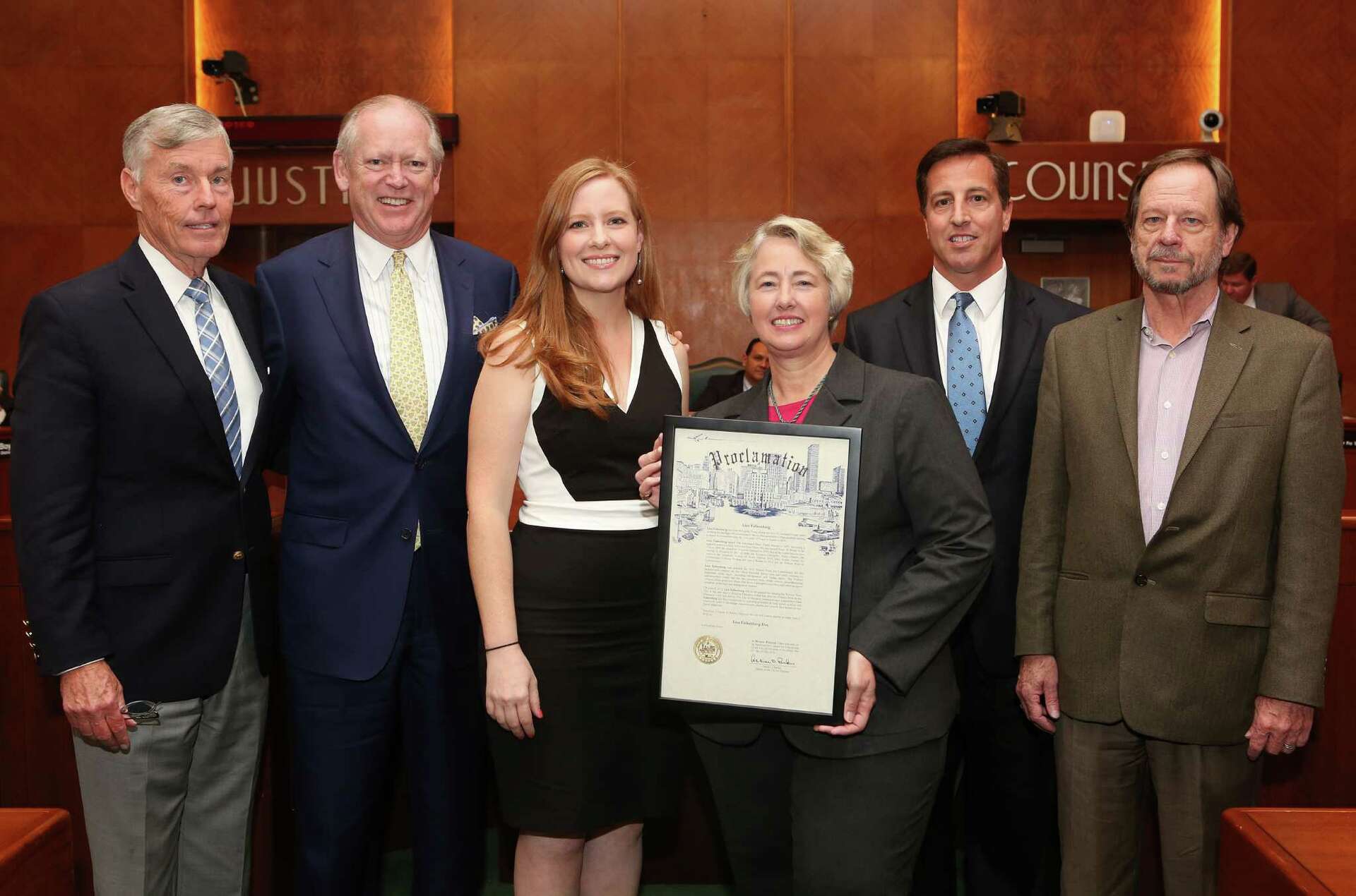 Falkenberg honored by Houston City Council for Pulitzer win