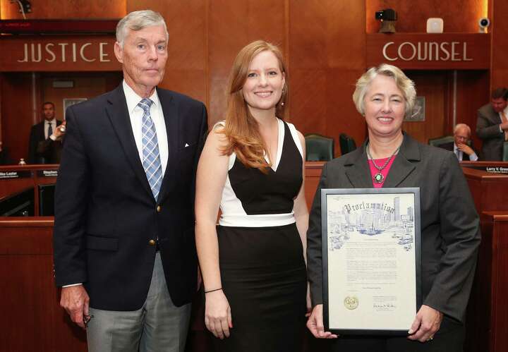 Falkenberg honored by Houston City Council for Pulitzer win