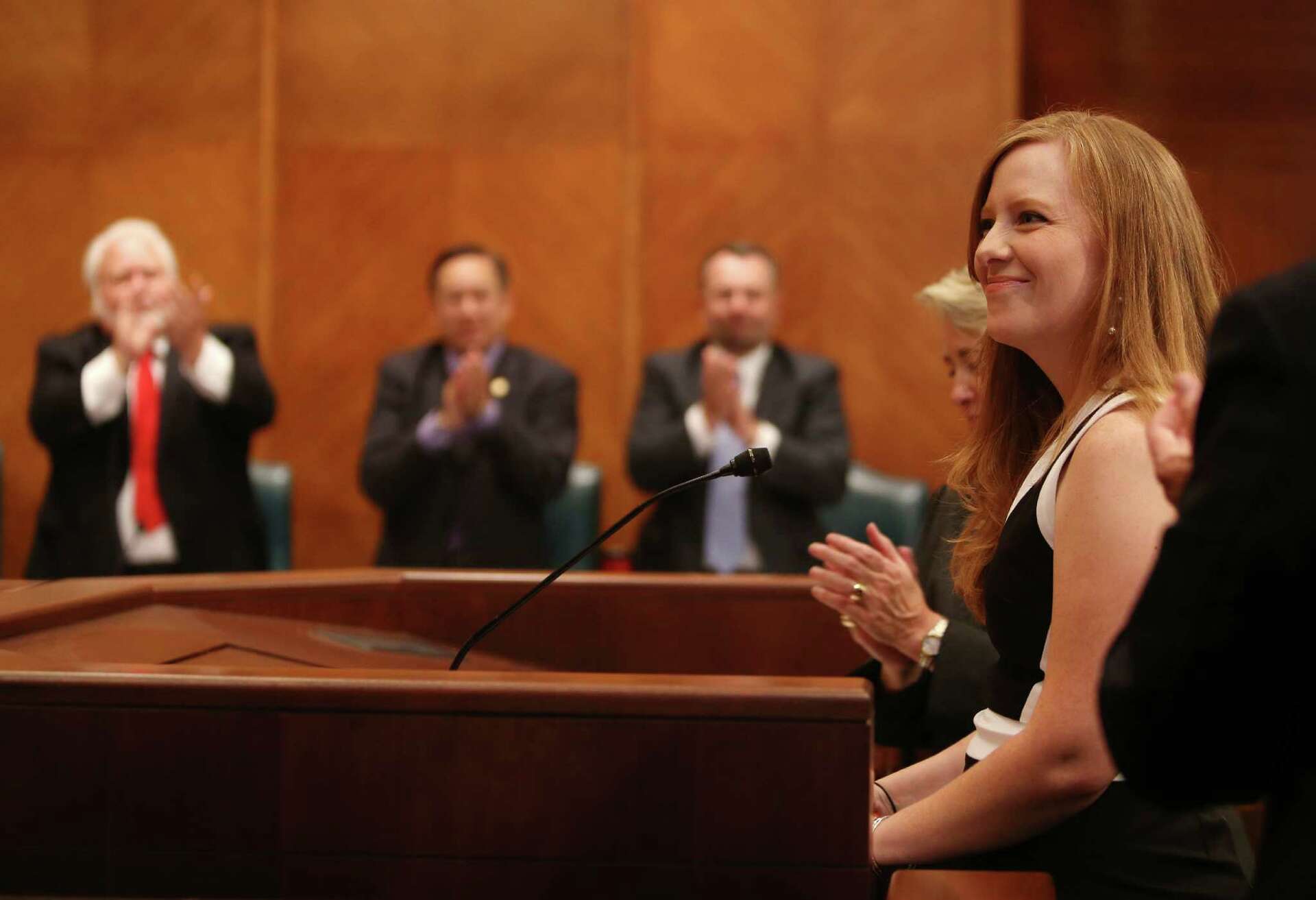 Falkenberg honored by Houston City Council for Pulitzer win