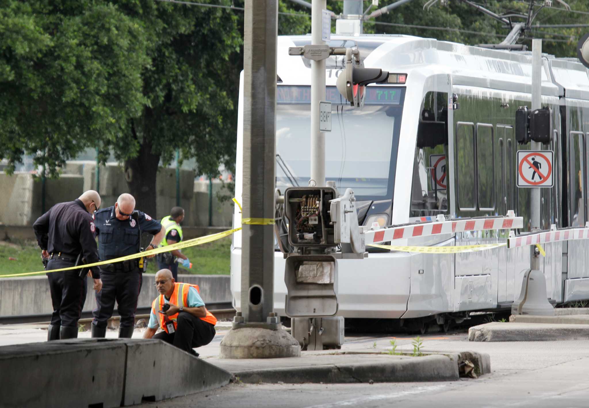 Pedestrian dies in METRO light rail accident