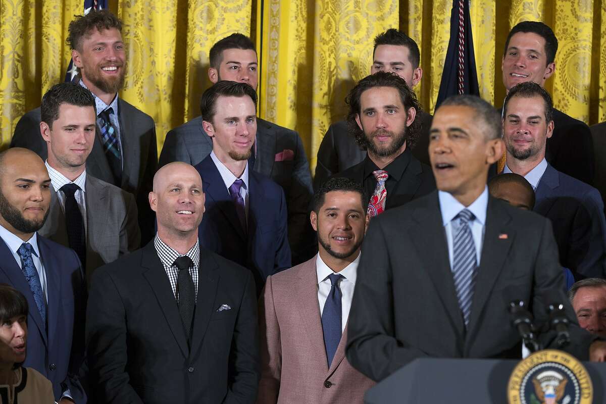 Giants enjoy their third trip to White House
