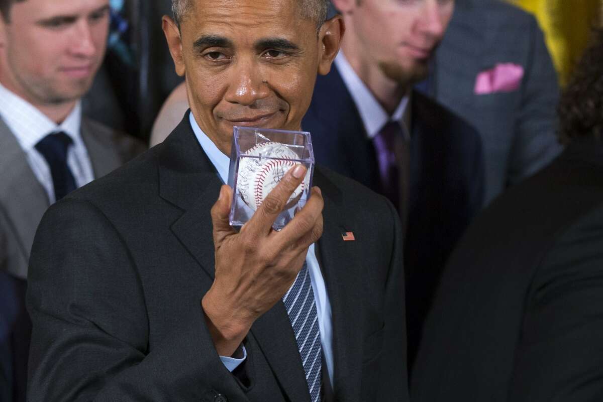 Giants enjoy their third trip to White House