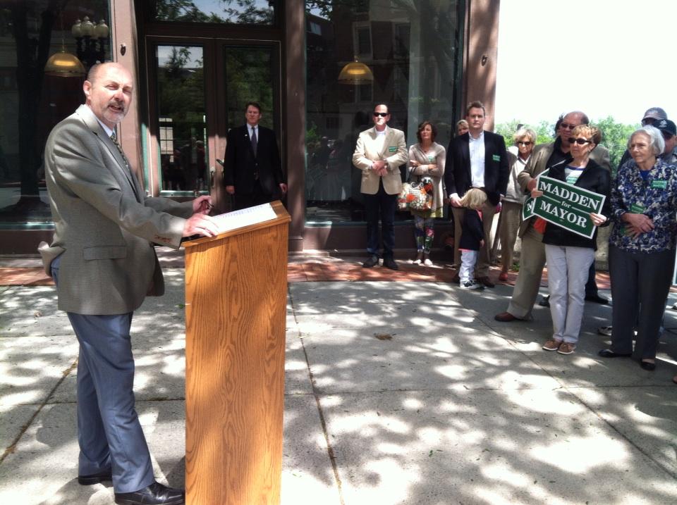 Troy Democratic party pick Patrick Madden announces mayoral run