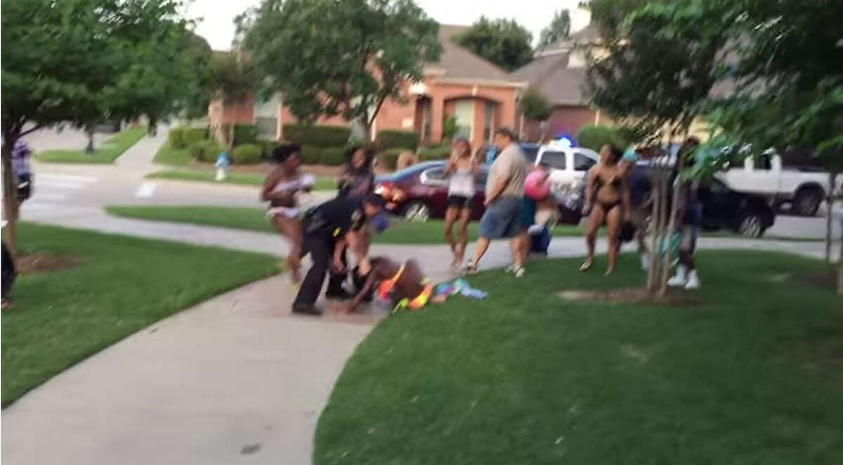 Bikini-clad McKinney, Texas, teen who was tackled by police officer ...