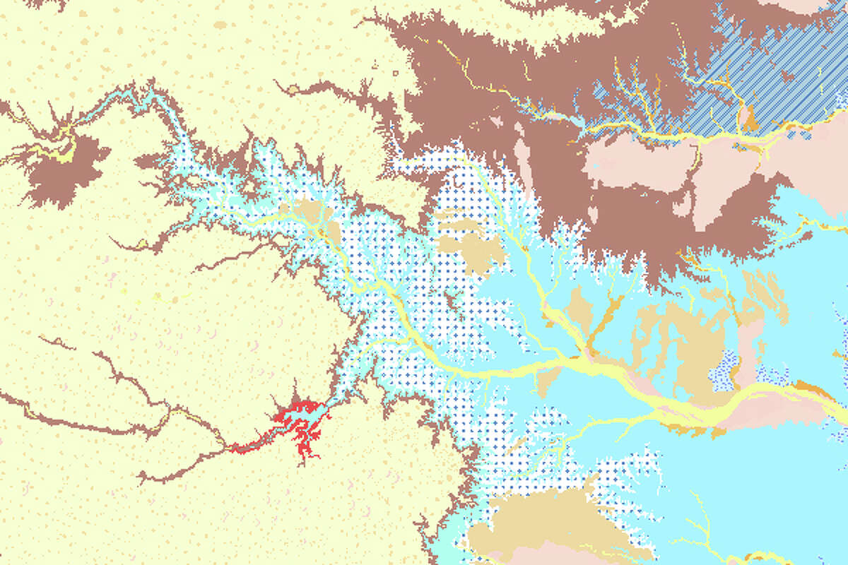 New interactive geologic map shows how prehistoric rock formations ...