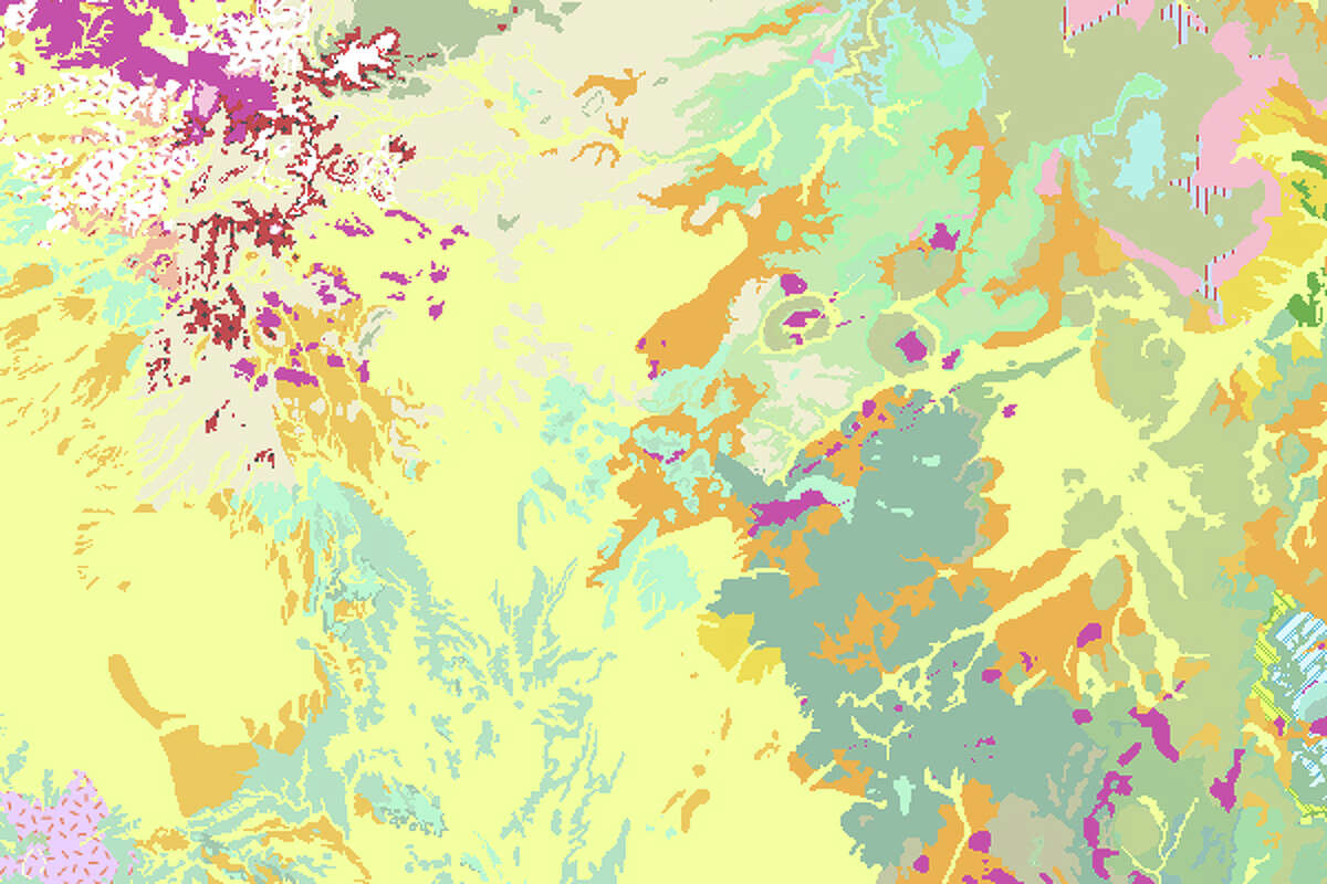 New interactive geologic map shows how prehistoric rock formations ...
