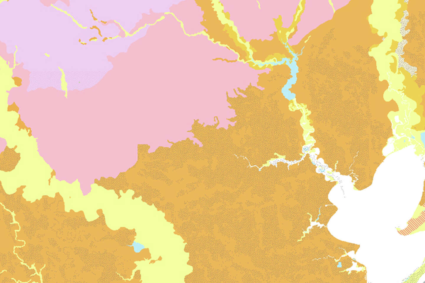 New interactive geologic map shows how prehistoric rock formations ...