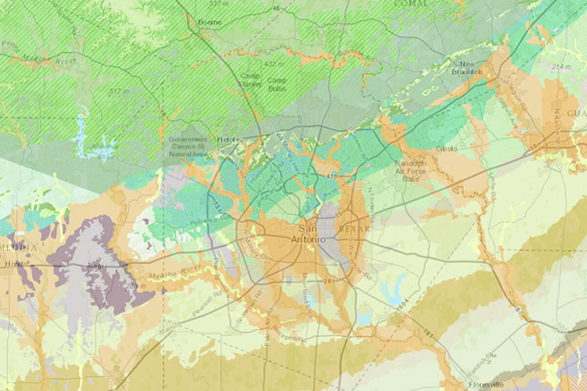 New interactive geologic map shows how prehistoric rock formations ...