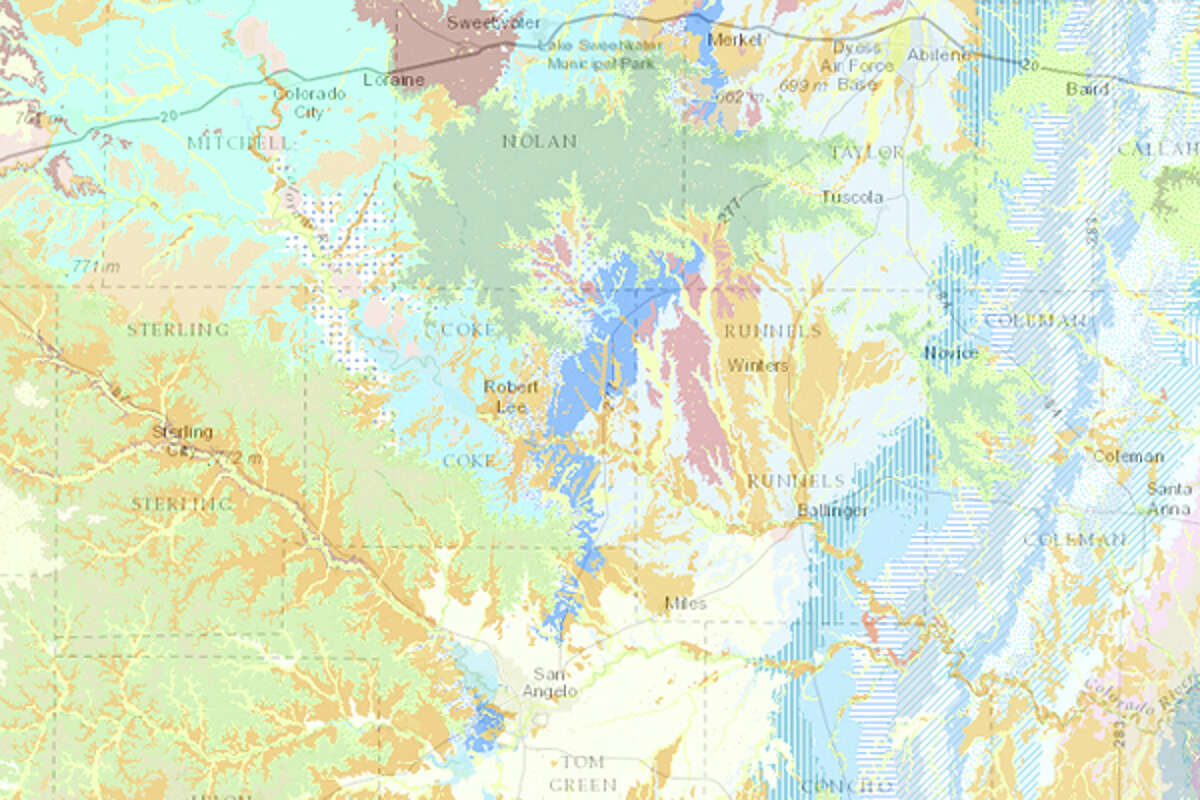 New interactive geologic map shows how prehistoric rock formations ...