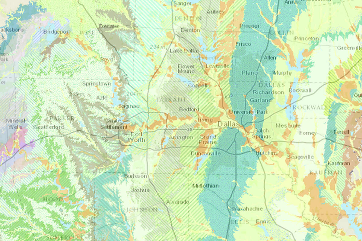 New interactive geologic map shows how prehistoric rock formations ...