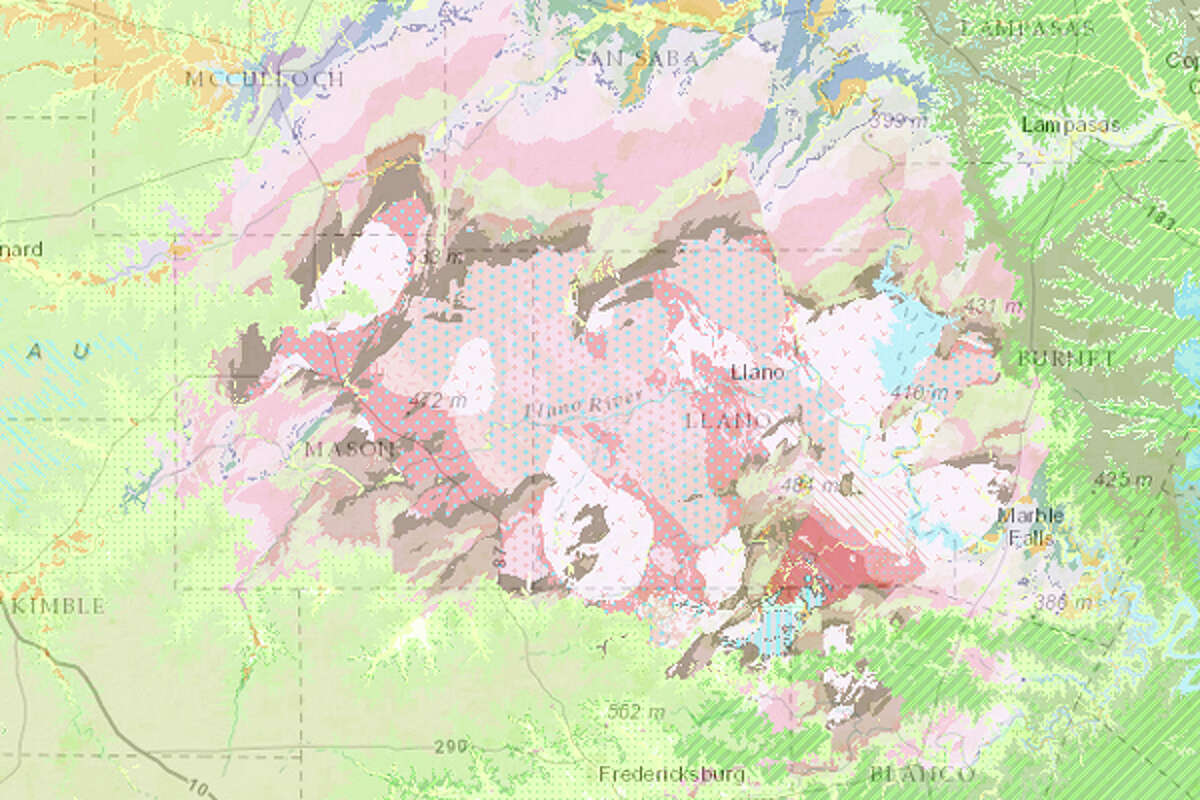New interactive geologic map shows how prehistoric rock formations ...