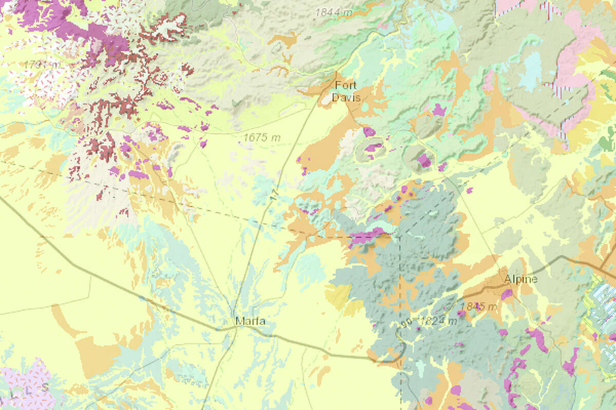 New interactive geologic map shows how prehistoric rock formations ...