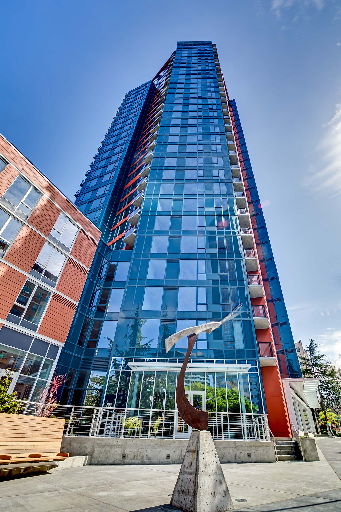 Photos: 31-story tower completed on First Hill